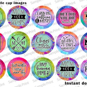 Momlife BCI - Mom Images - Mothers Day BCI - 1 Inch Circles - Circle ...