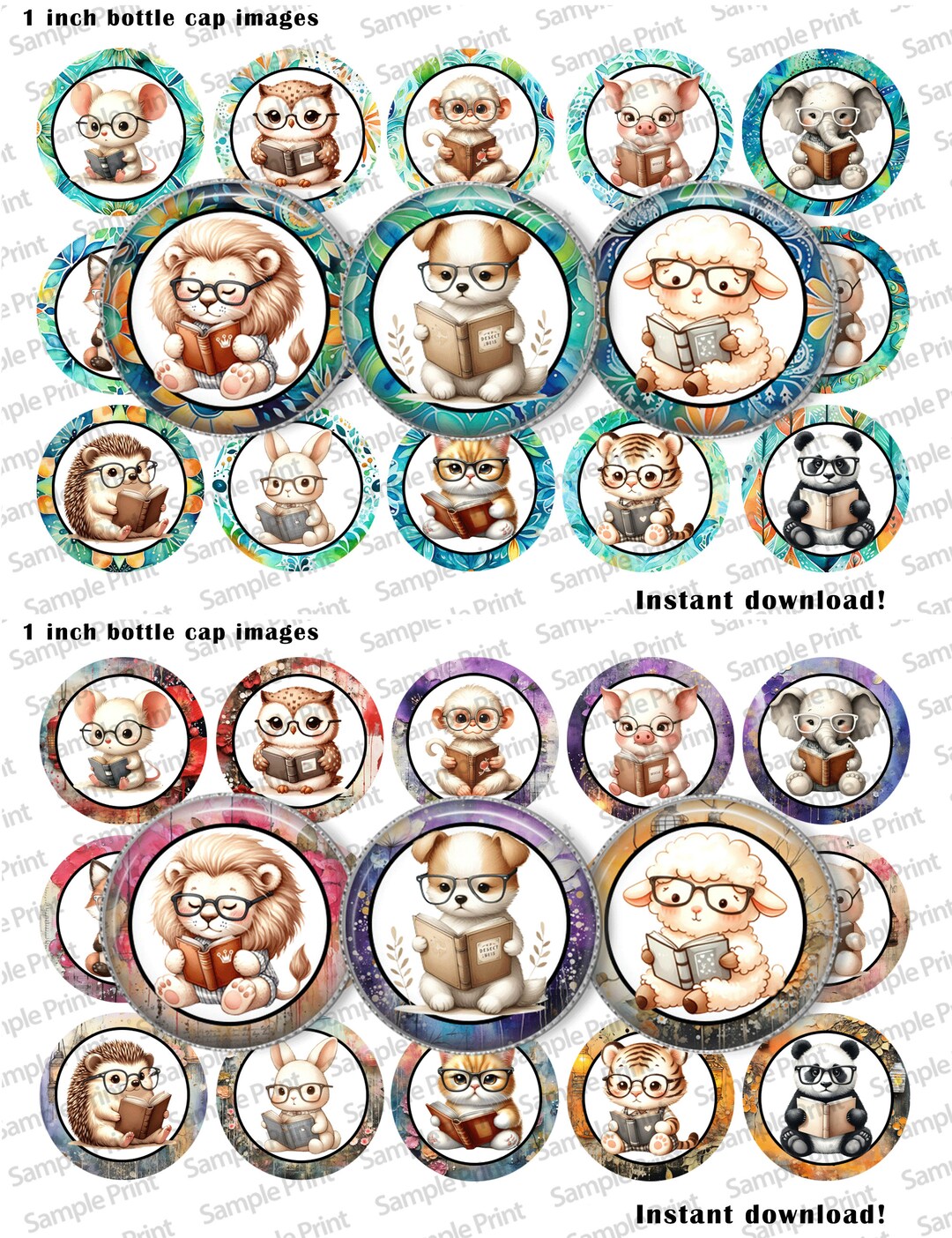 Animal Images - Animal BCI - Reading Images - Reading BCI - Bottle Cap ...