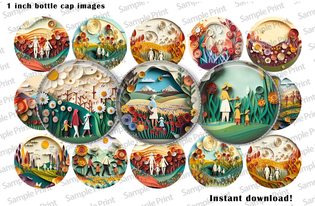 Mothers Day BCI Mothers Day Images Paper Images Bottle Cap Images 25mm ...