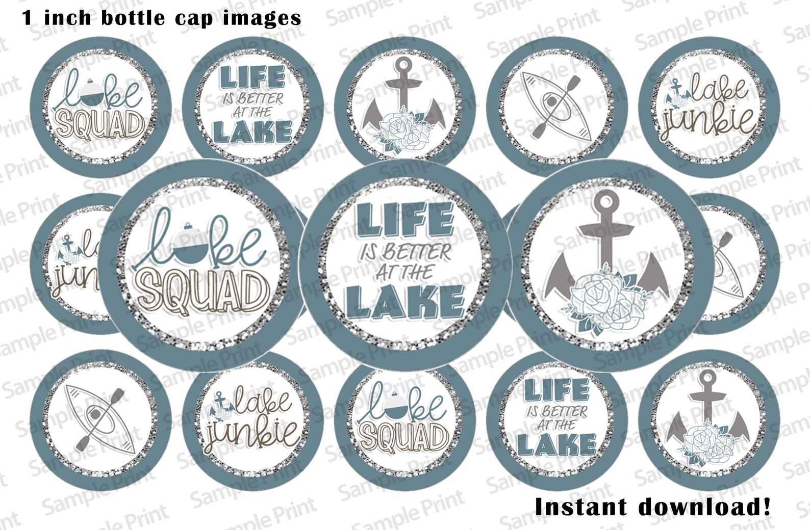 Lake House BCI - Kayak BCI - Lake Images - Bottle Cap Images - Lake ...