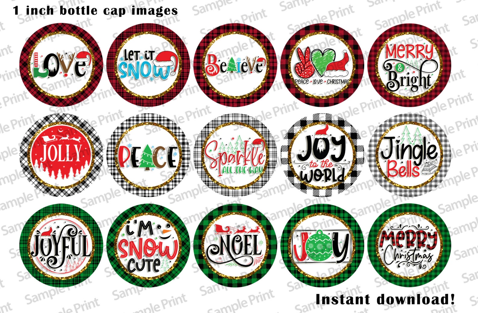 Christmas BCI Christmas Images Joy to the World Jingle - Etsy
