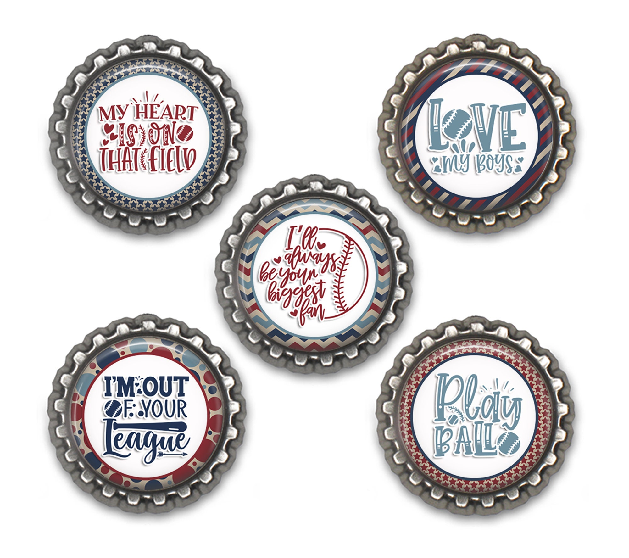 Baseball BCI - Bottle Cap Images - Baseball Images - 4x6 Printable ...