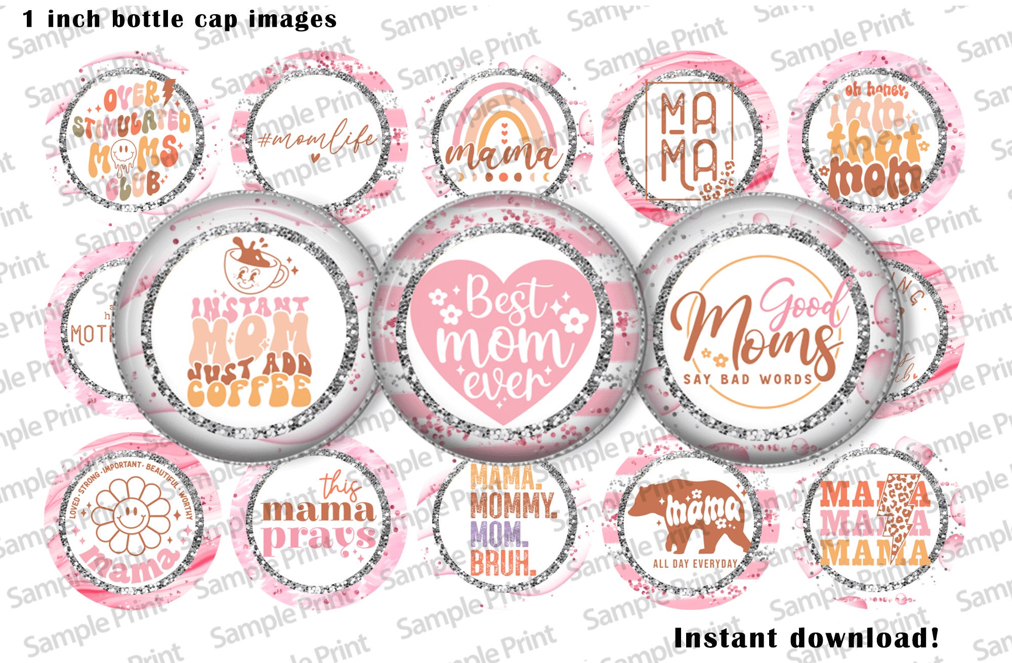 Mothers Day - Mothers Images - Mothers Day BCI - Best Mom Ever - 25mm ...