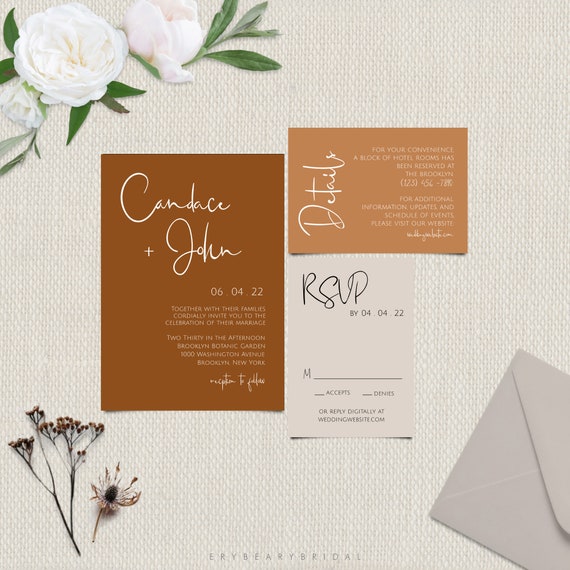 Paper Candace DIY Printable Editable Invitation Download TEMPLETT ...
