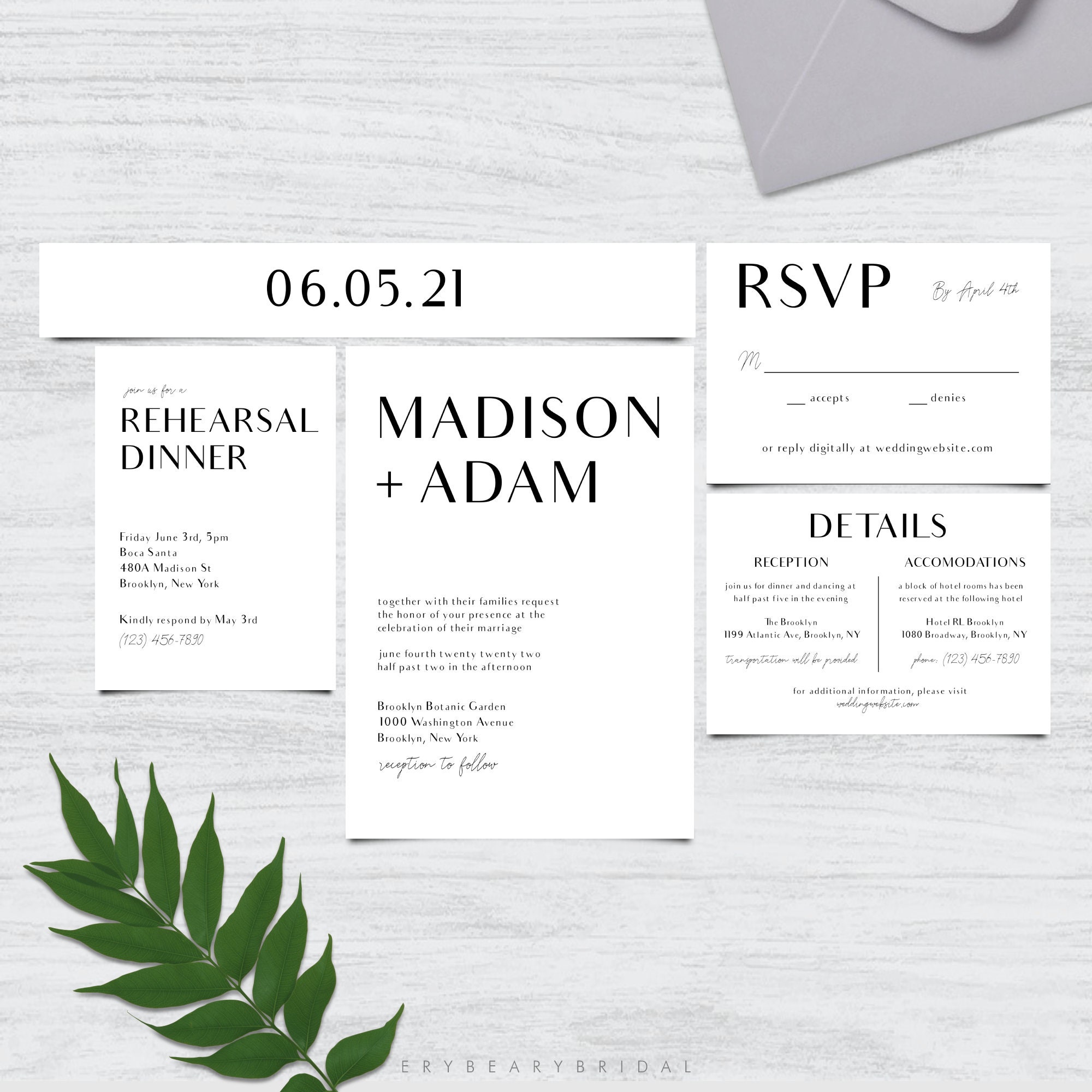 Paper Candace DIY Printable Editable Invitation Download TEMPLETT ...