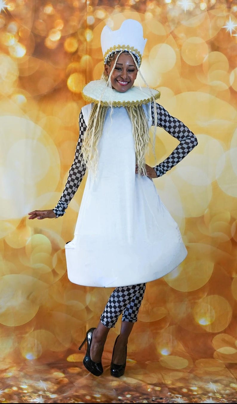 Chess Pawn Costume. White or Black. Adult. Alice in Wonderland ...