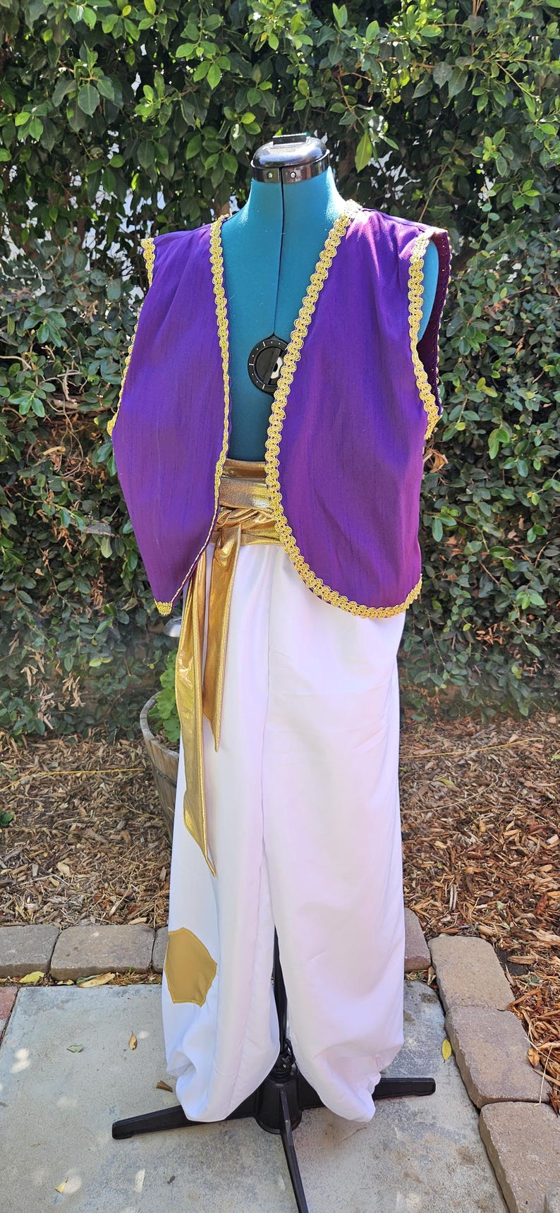 Prince Aladdin Outfit. Adult. Halloween. Handmade Costume. Party. Show ...