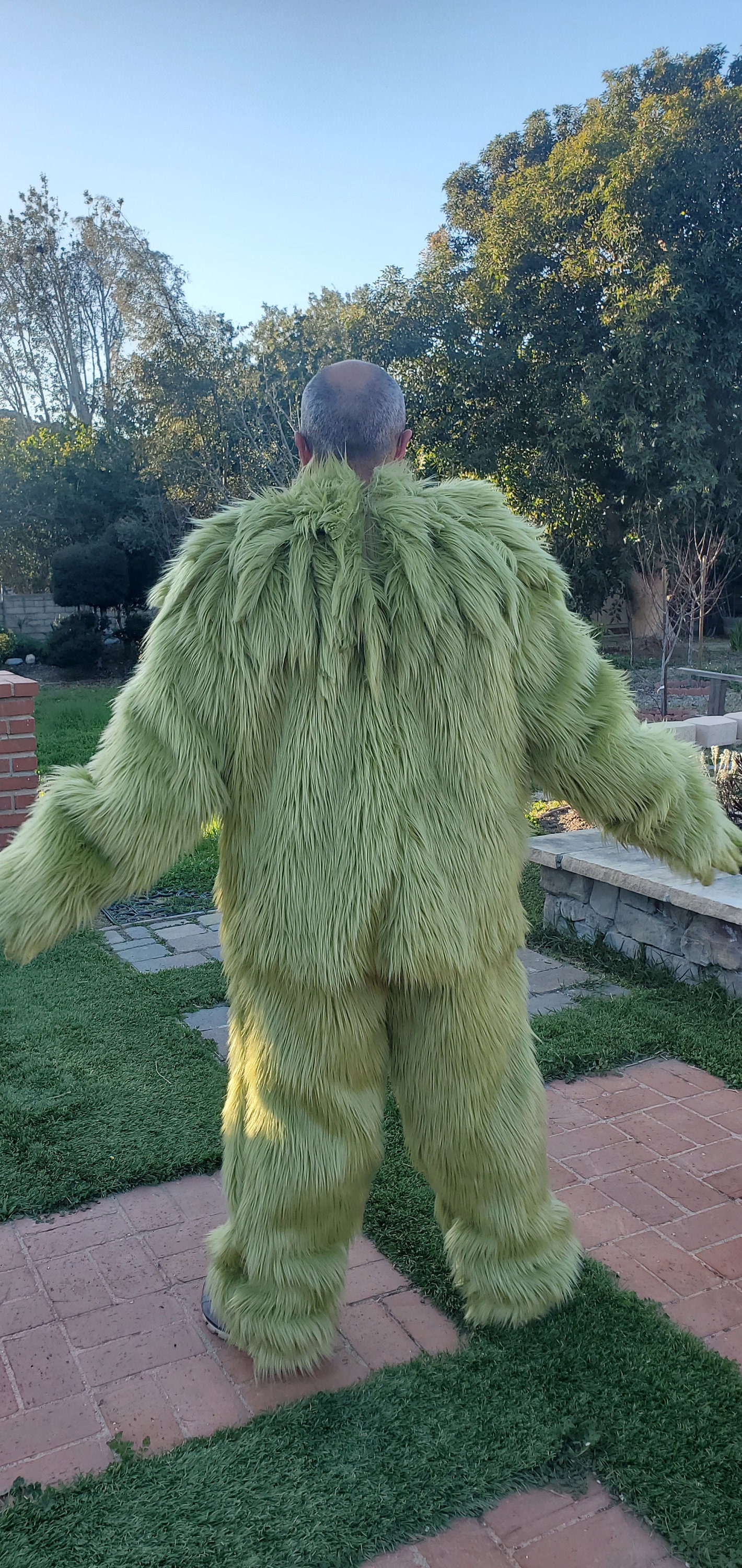 Grinch Body Costume. Bright Green or Olive Color. Halloween. Christmas ...