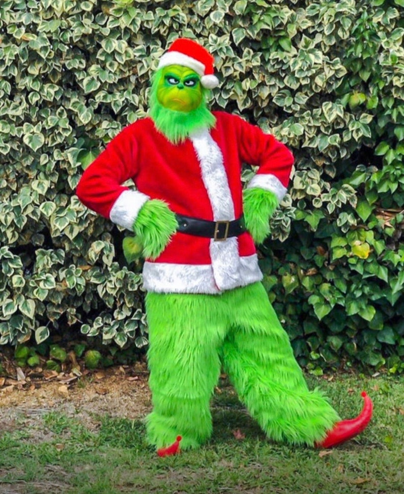 Grinch Santa Costume. Christmas. Halloween. - Etsy