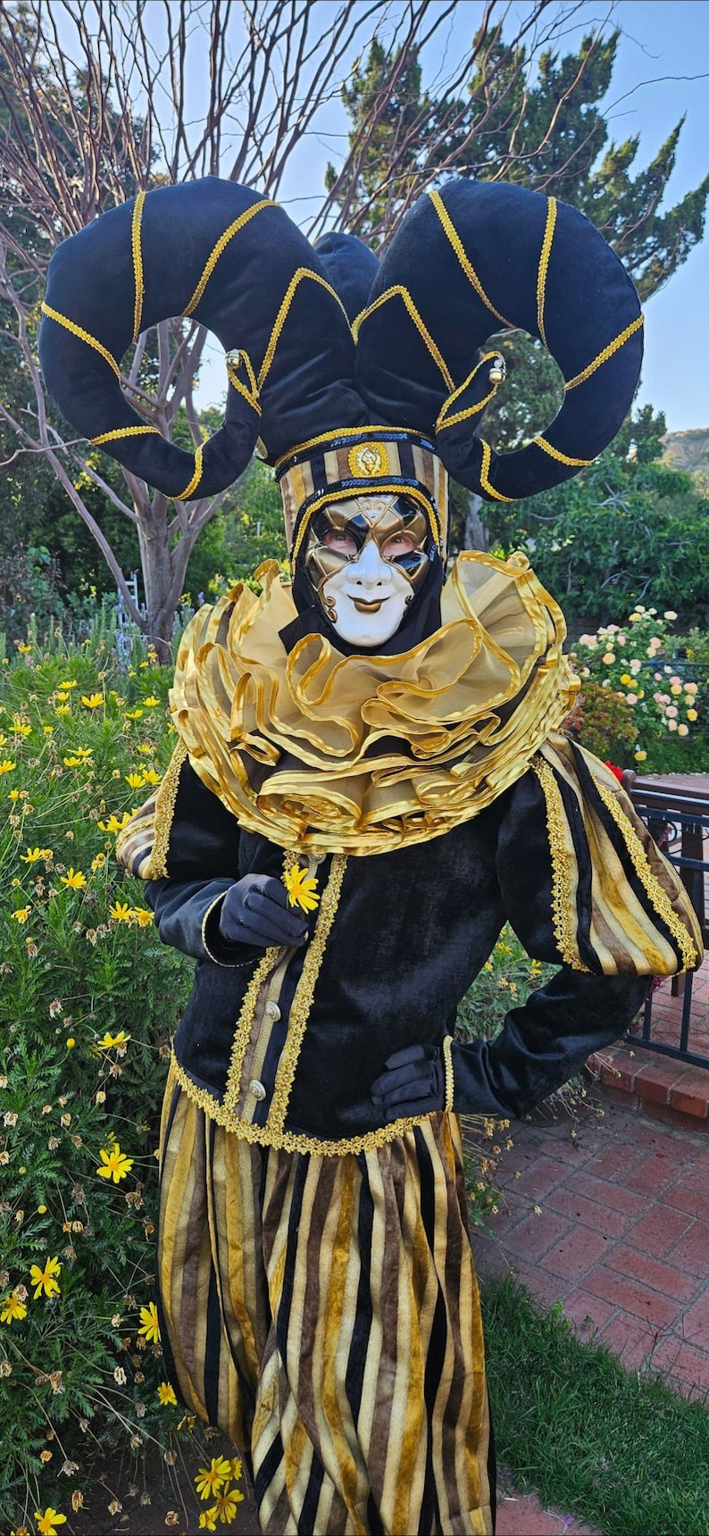 Handmade Jester Costume: Velvet Carnival Cosplay - Adult, Multicolor - Etsy