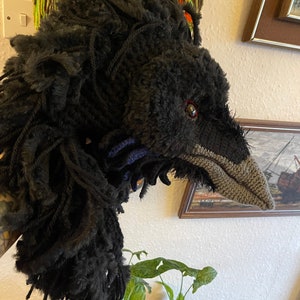 Crochet Raven Hat - Etsy