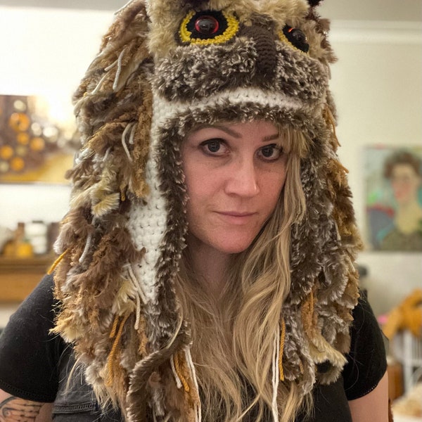 Crochet Owl Hat - Etsy