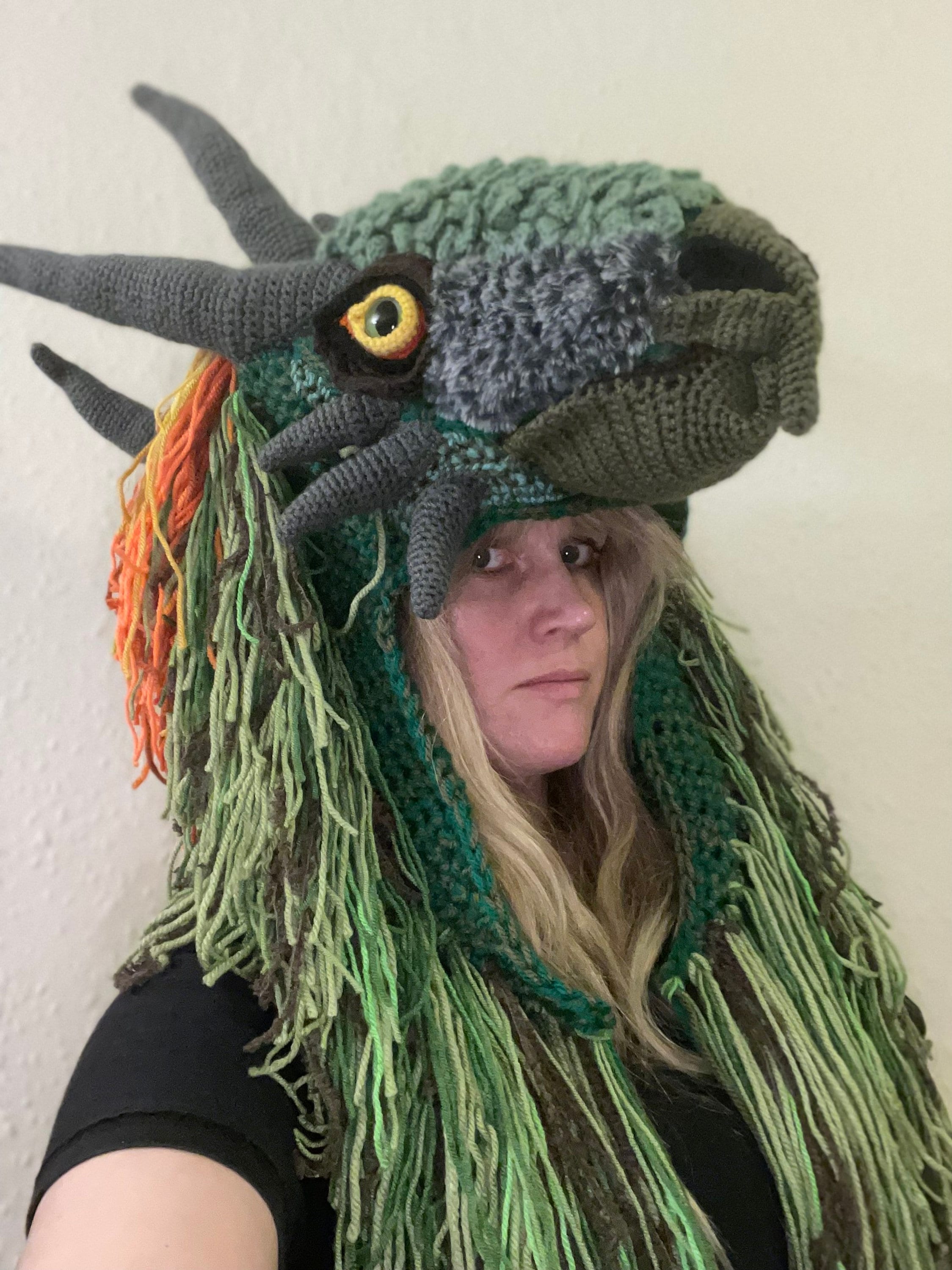 Crochet Dragon Hat - Etsy