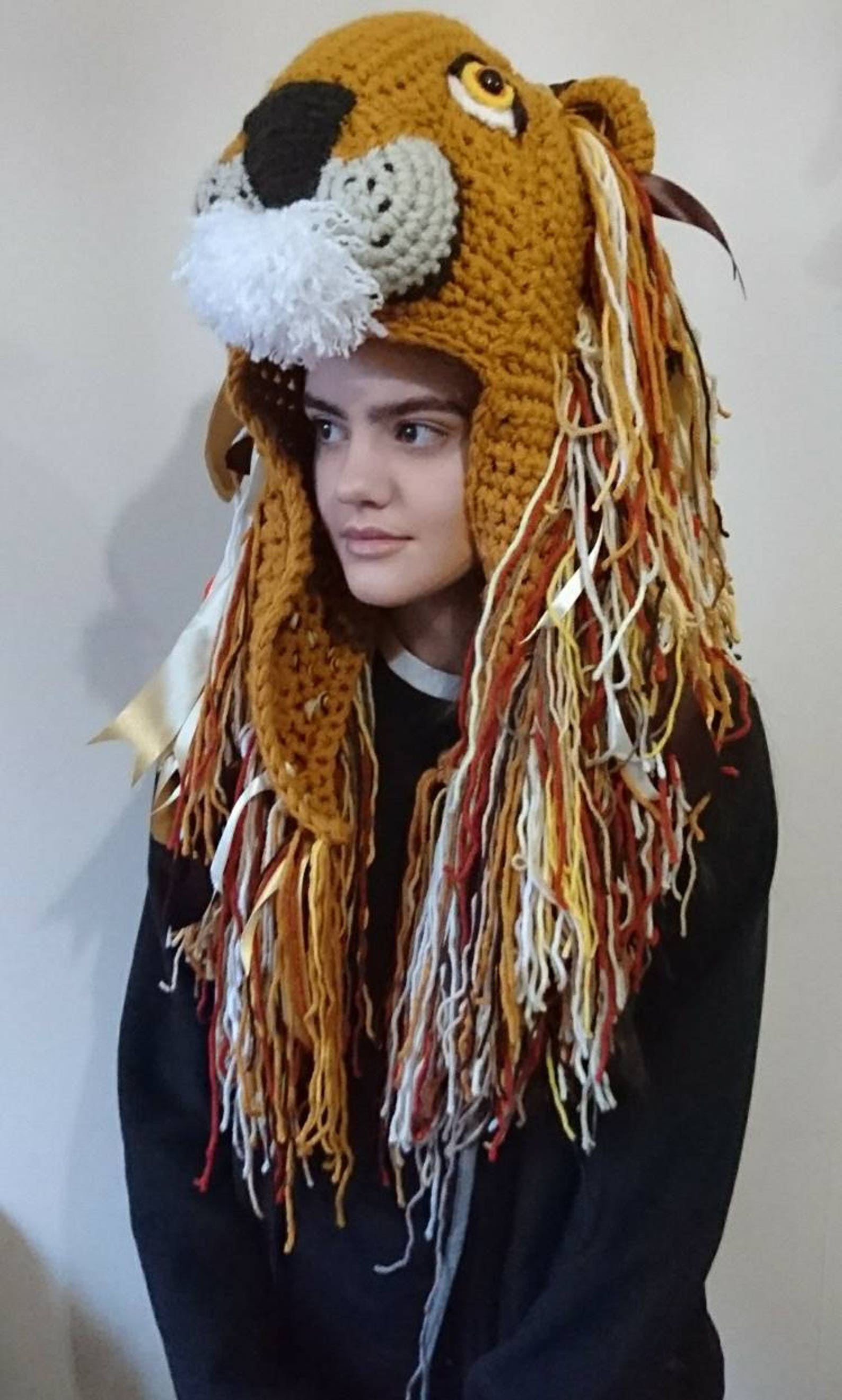 Lion hat / Crochet lion hat / cosplay / Halloween / festival | Etsy