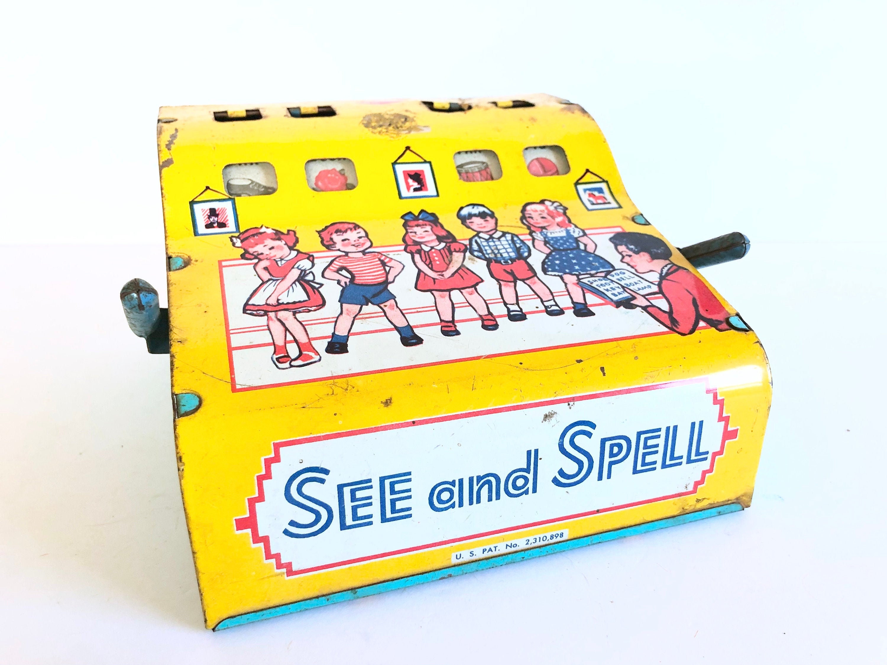 Toys & Games Vintage Metal Toy See and Spell Vintage Wolverine See and ...