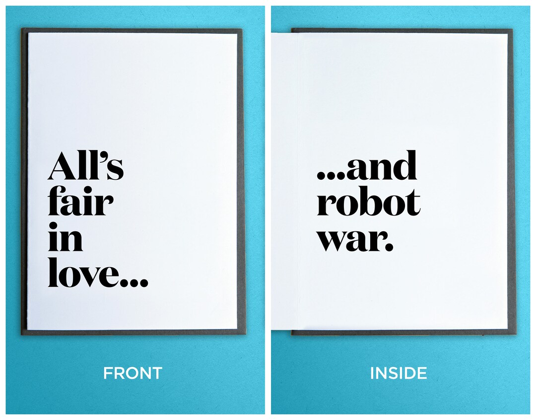 Funny Boyfriend Card Girlfriend Card Love Card All's - Etsy