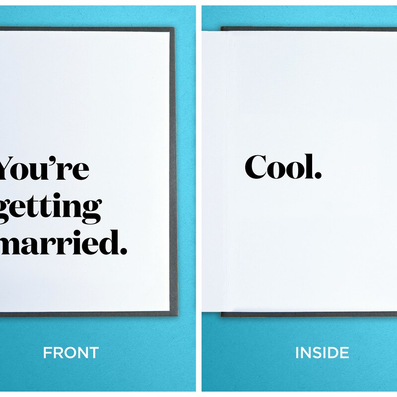 Funny Wedding Cards - Etsy