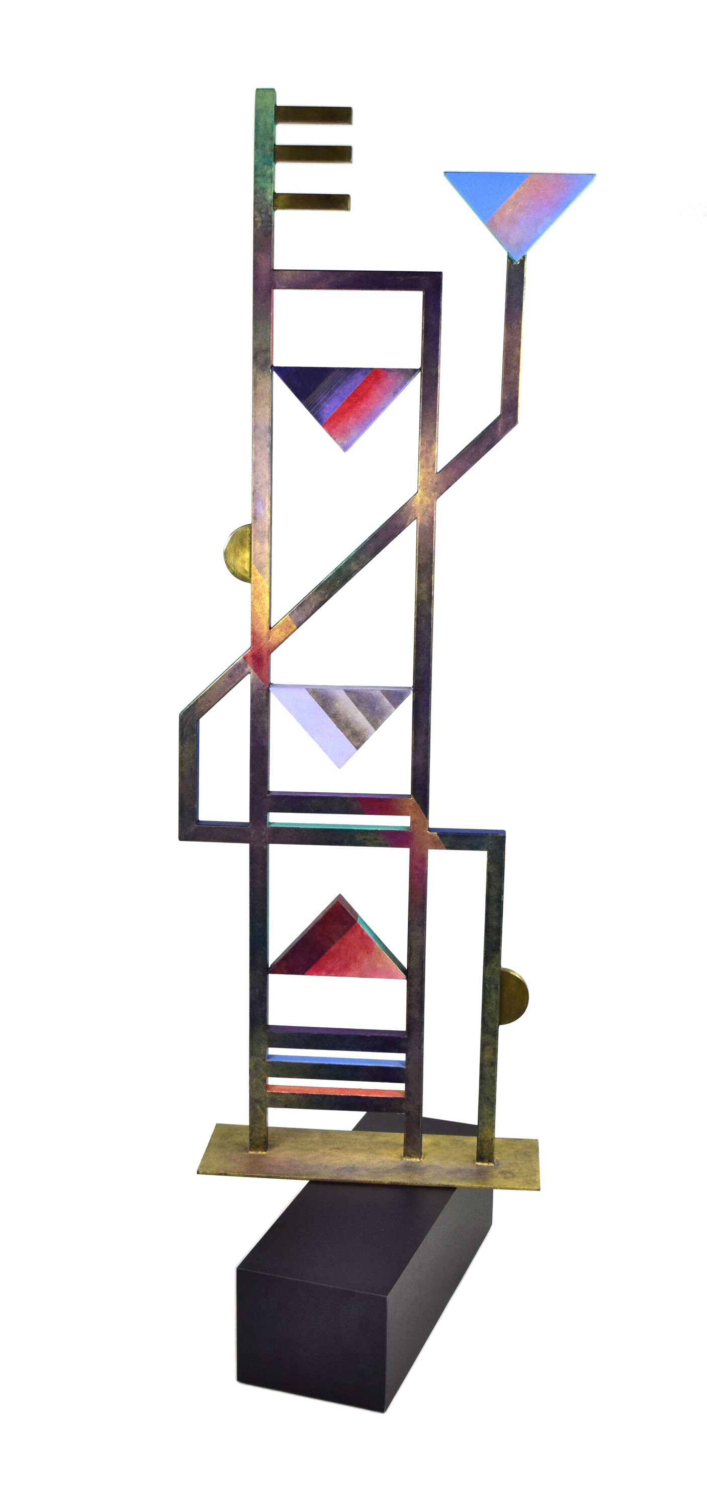 Geometric Metal Sculpture