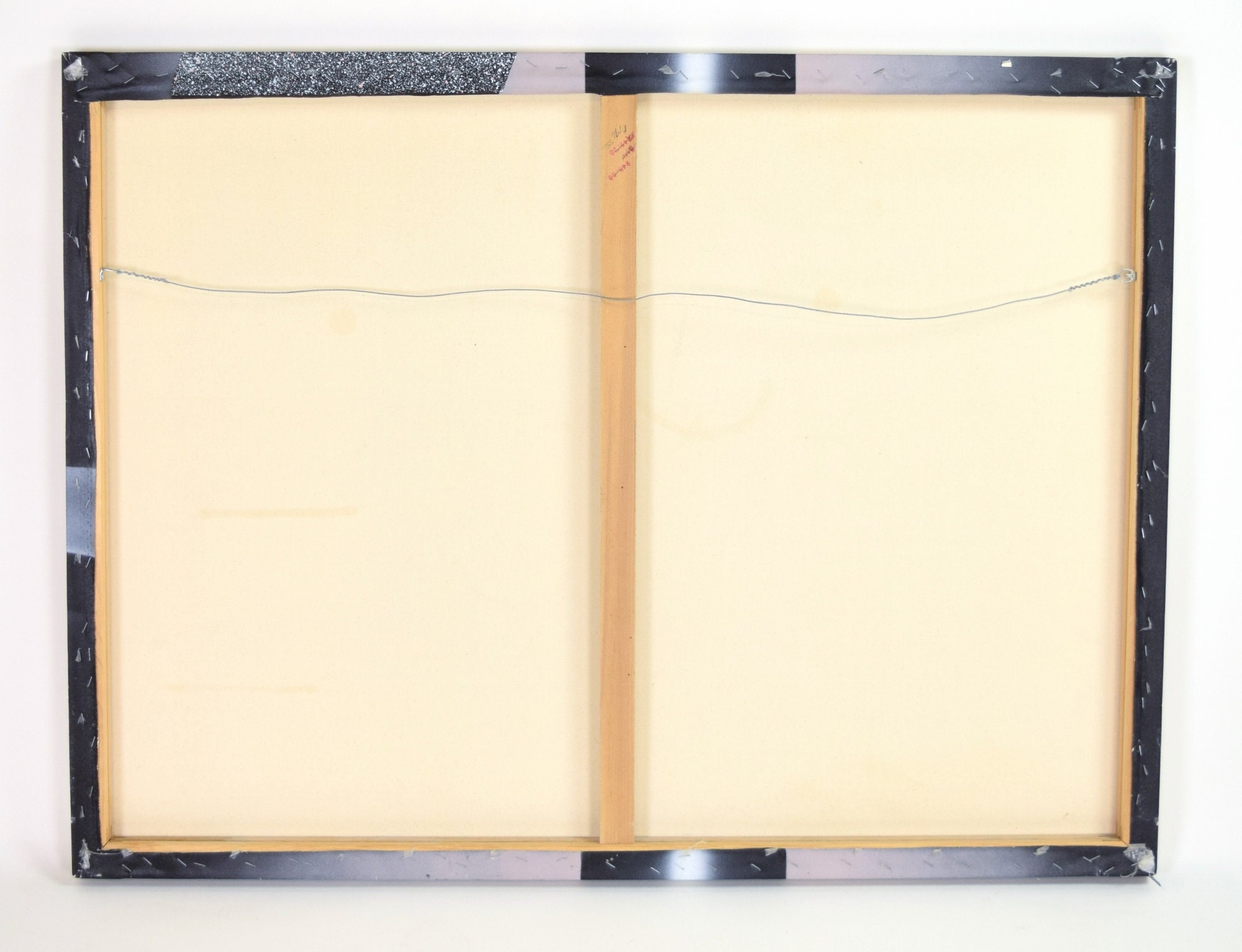 Vintage 80s Modernist Oil Painting Concrete Texture With - Etsy