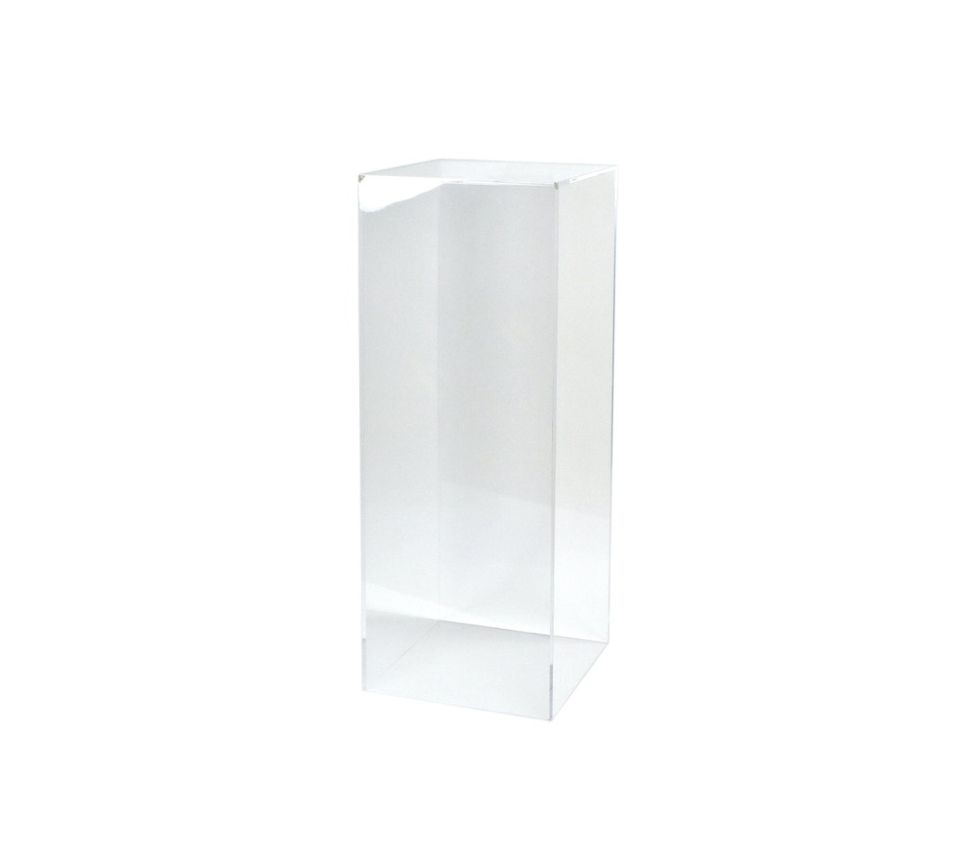 Vintage Modern Minimalist Clear Acrylic Lucite Sculpture Stand Display ...