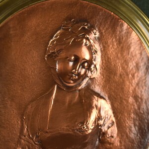 Antique Bronze Portrait Bas-relief of Young Lady After Greuze - Etsy