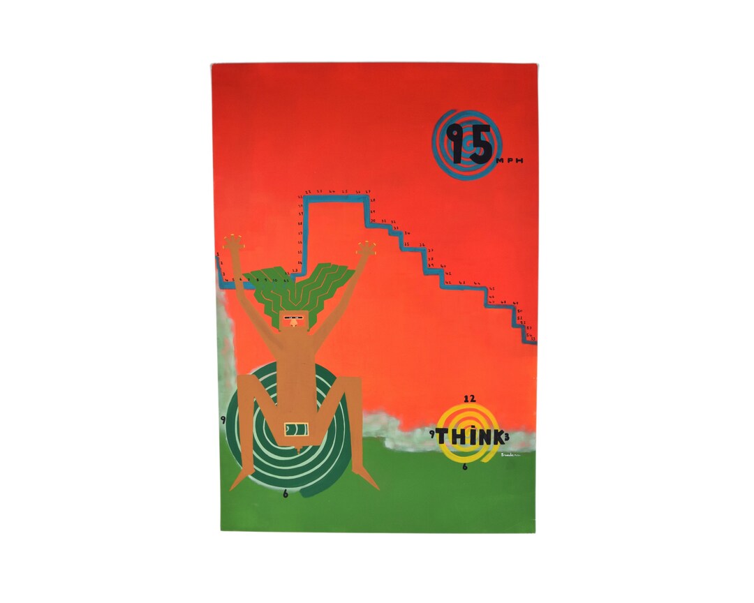 Simon Scudera 1990s Painting by Coastal Who Done It New - Etsy