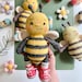 Saffron the Bee Amigurumi Crochet Pattern - Etsy