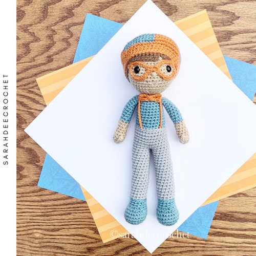 Blippi Inspired Crochet Hat Pattern CROCHET PATTERN - Etsy UK