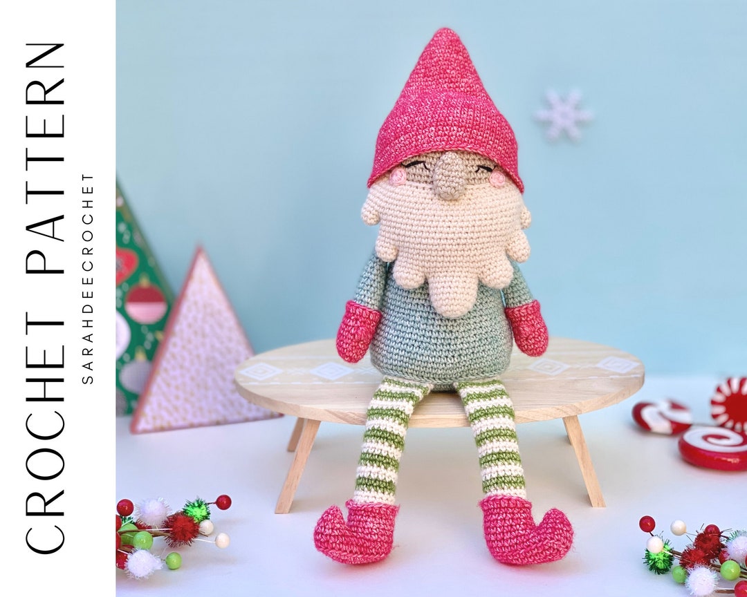 Twinkleton the Gnome Crochet Amigurumi Pattern - Etsy