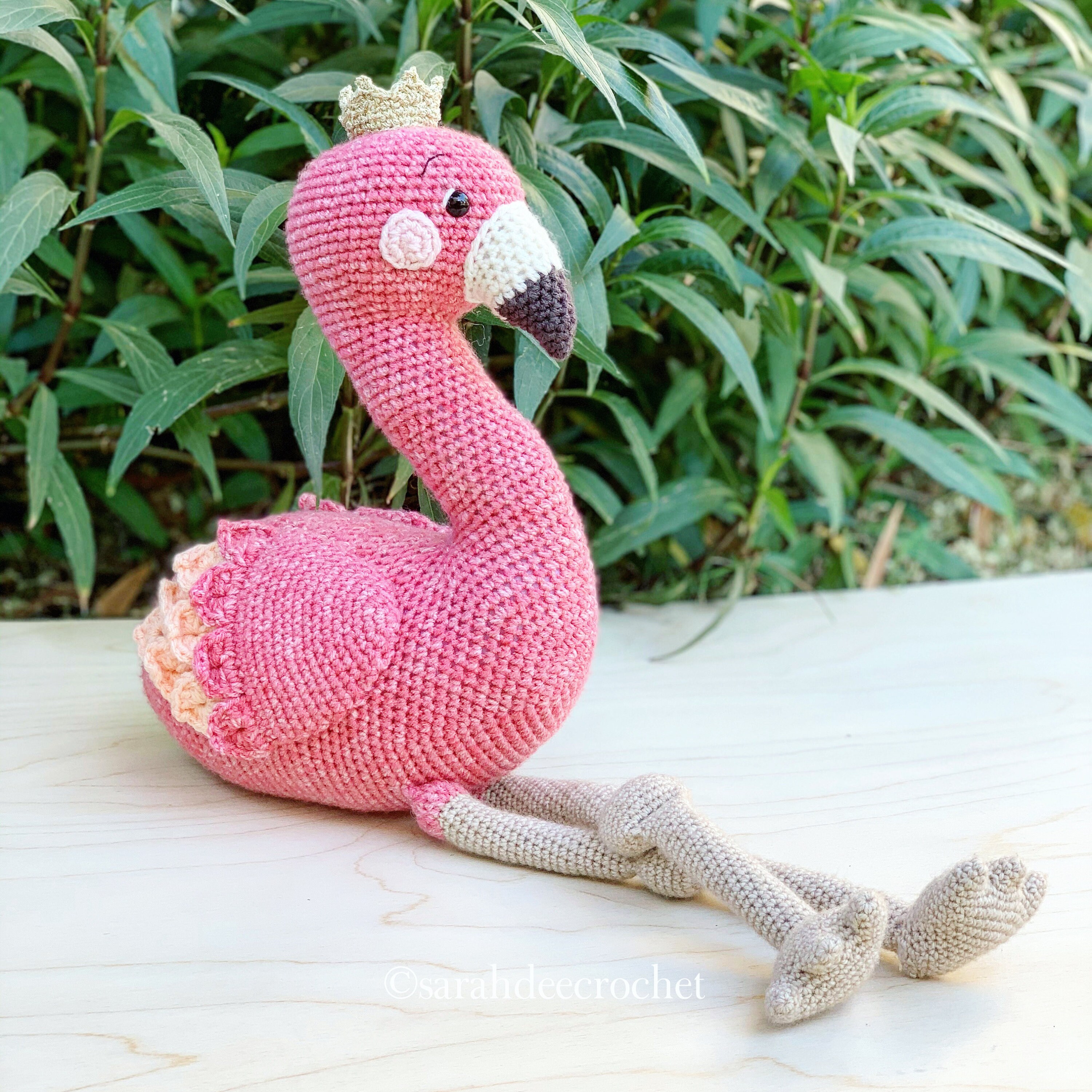 Nicola and Phineas Flamingo, Crochet Flamingo Pattern, Crochet Flamingo ...
