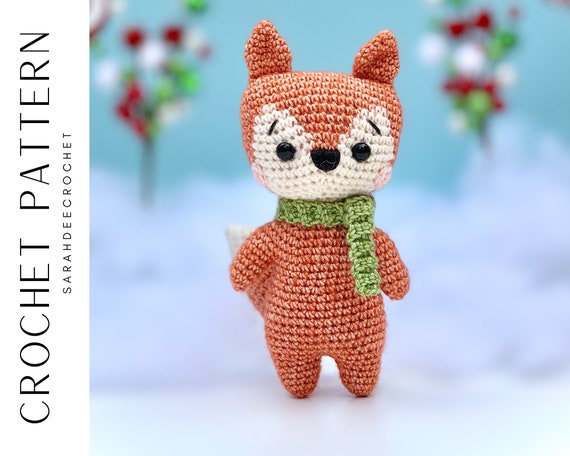 Oliver the Fox Amigurumi Crochet Pattern - Etsy