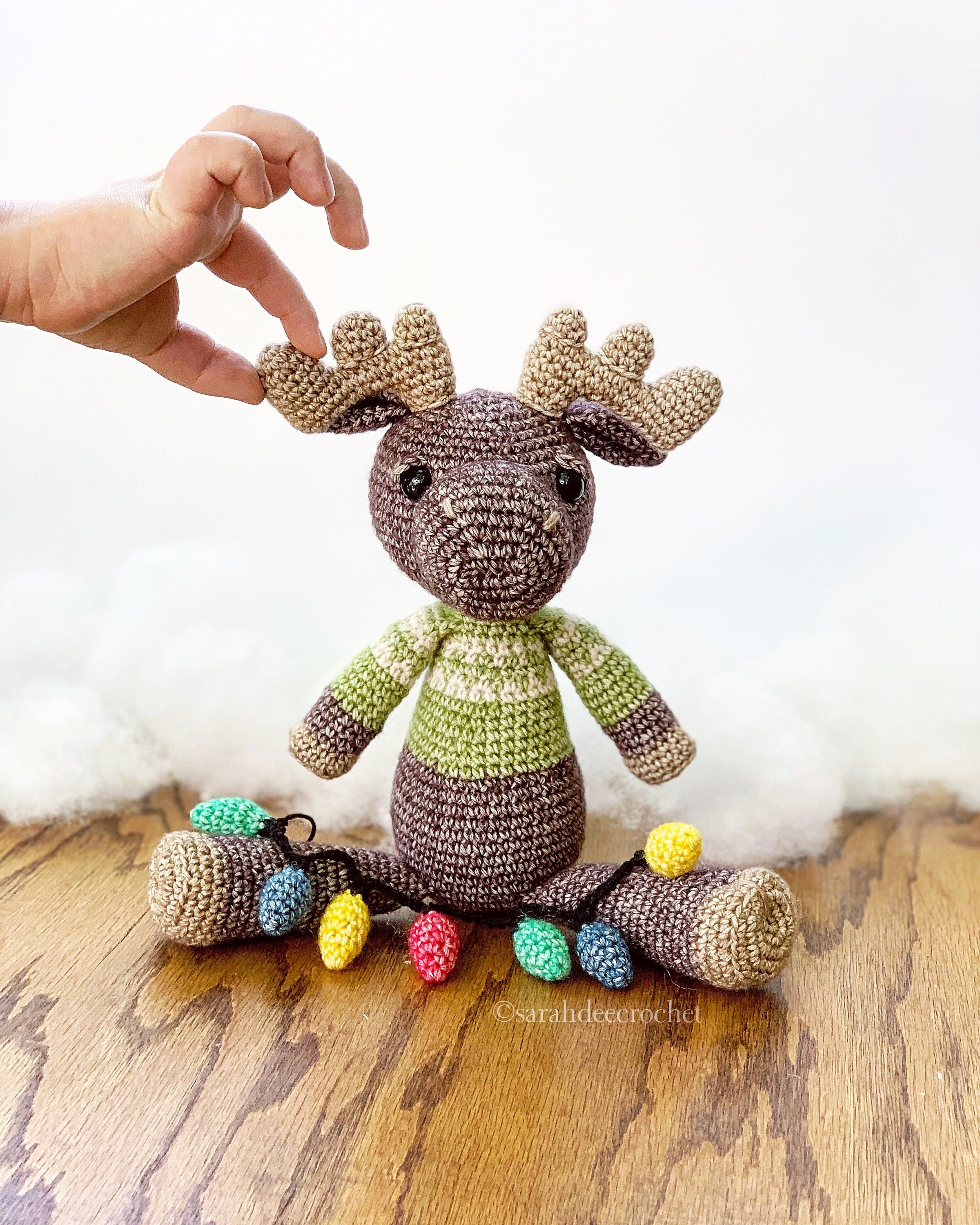Hoss the Moose Amigurumi Crochet Pattern - Etsy