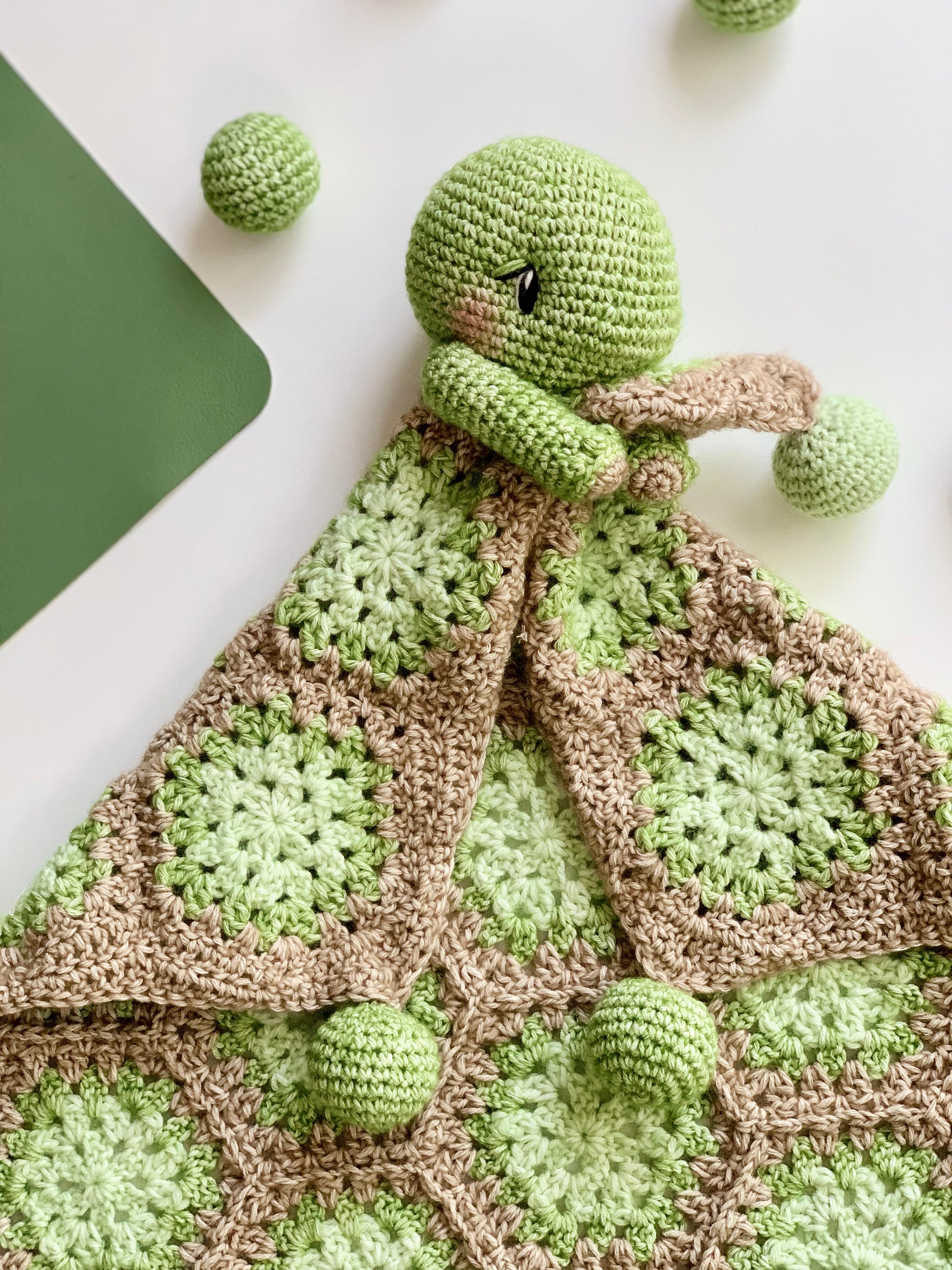 Pebbles the Turtle Lovey Crochet Amigurumi Pattern - Etsy