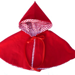Little Red Riding Hood Cloak for Baby, Toddler and Girls Sizes - Etsy