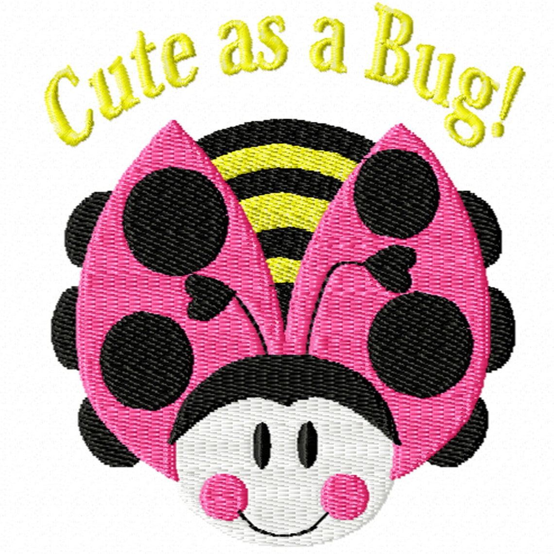Cute as a Bug A Machine Embroidery Design for the Cute - Etsy