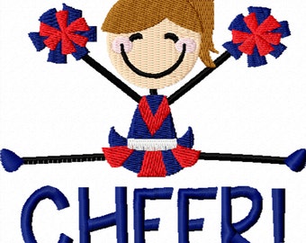 Stick Figure Embroidery Design - Etsy