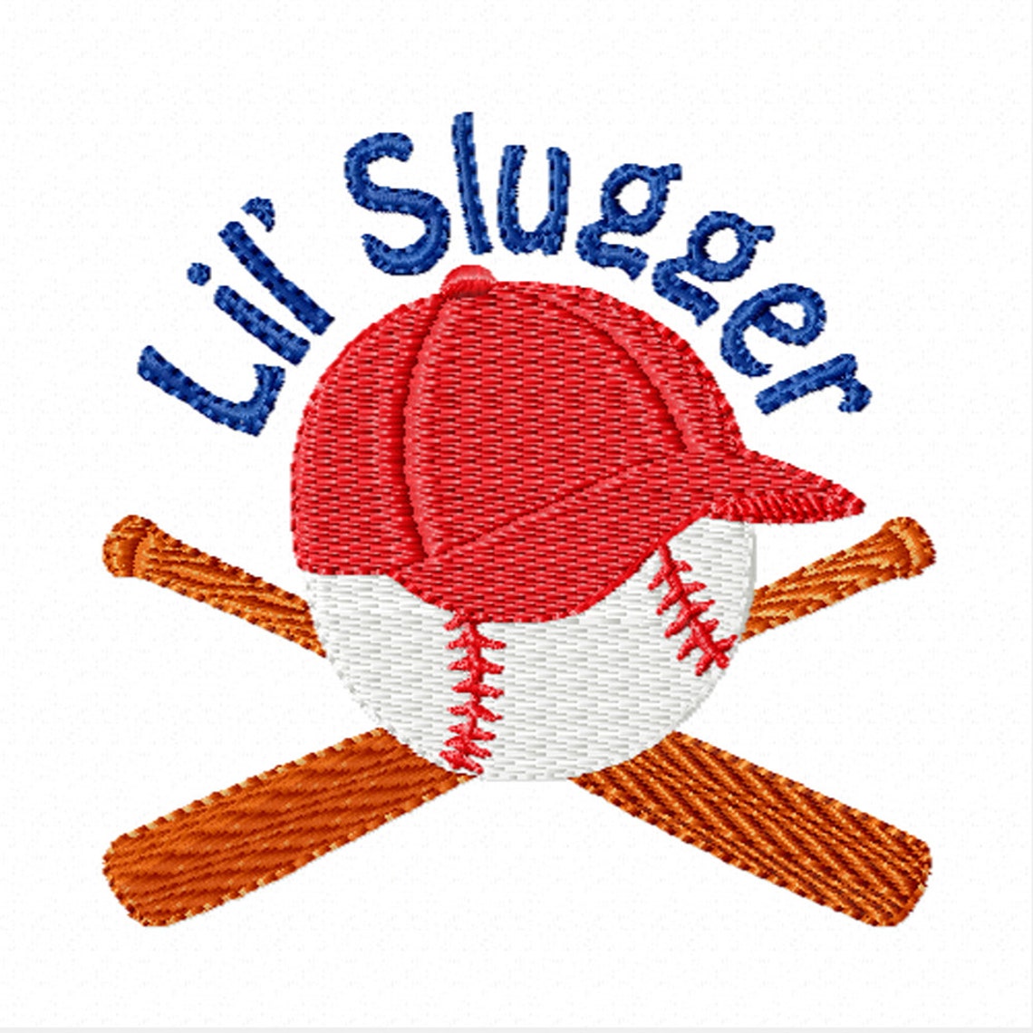 Lil Slugger A Machine Embroidery Design for Little Baseball | Etsy