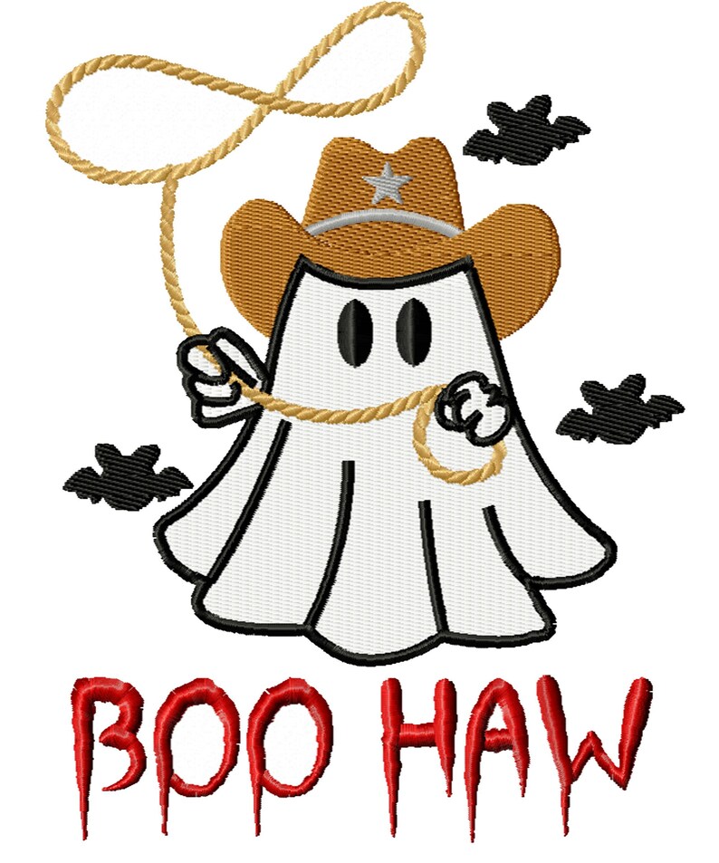 Boo Haw A Fun Machine Embroidery Download to Stitch for - Etsy