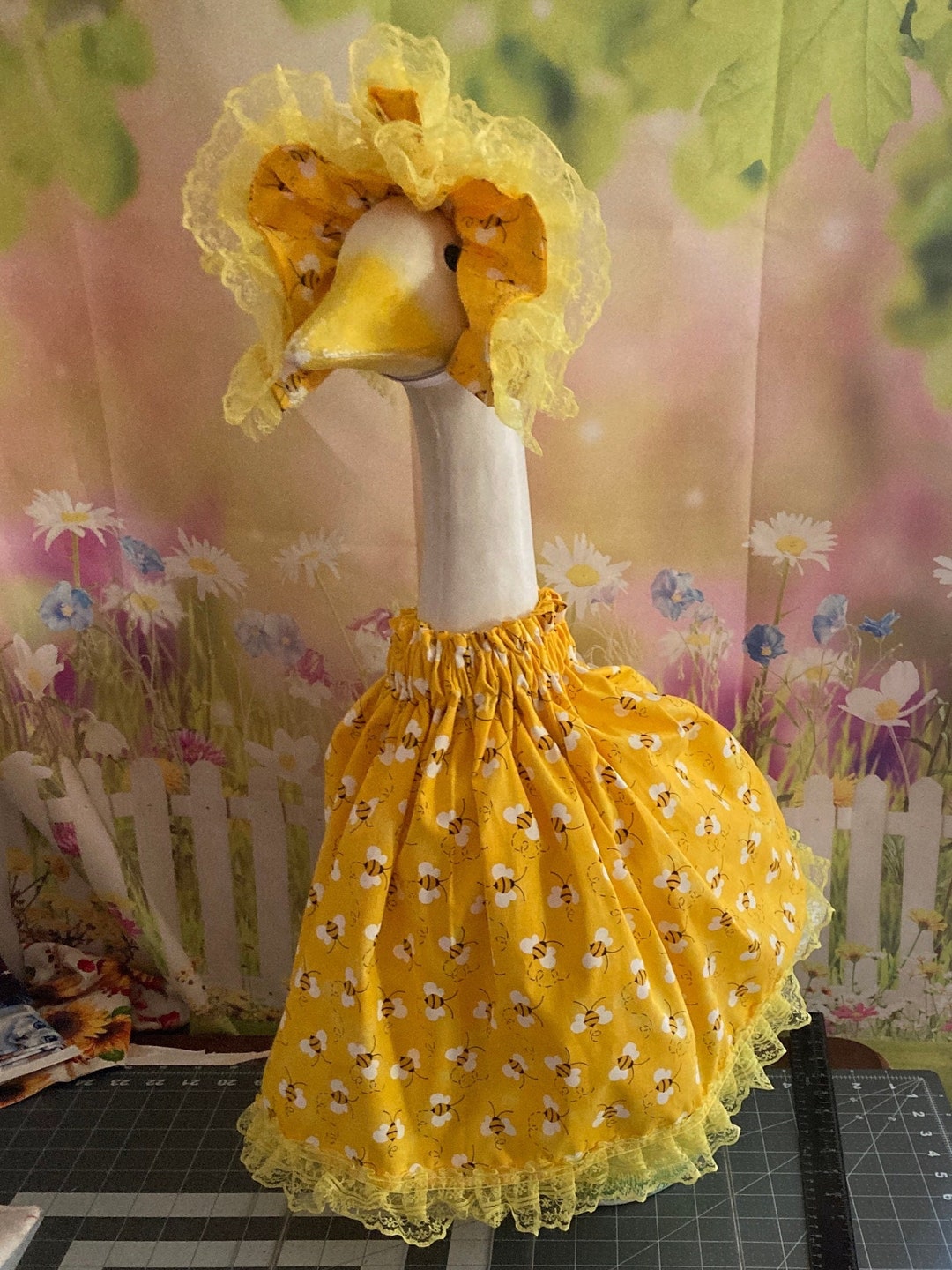 Lacy Yellow Bees With Lace. Goose Clothes - Etsy