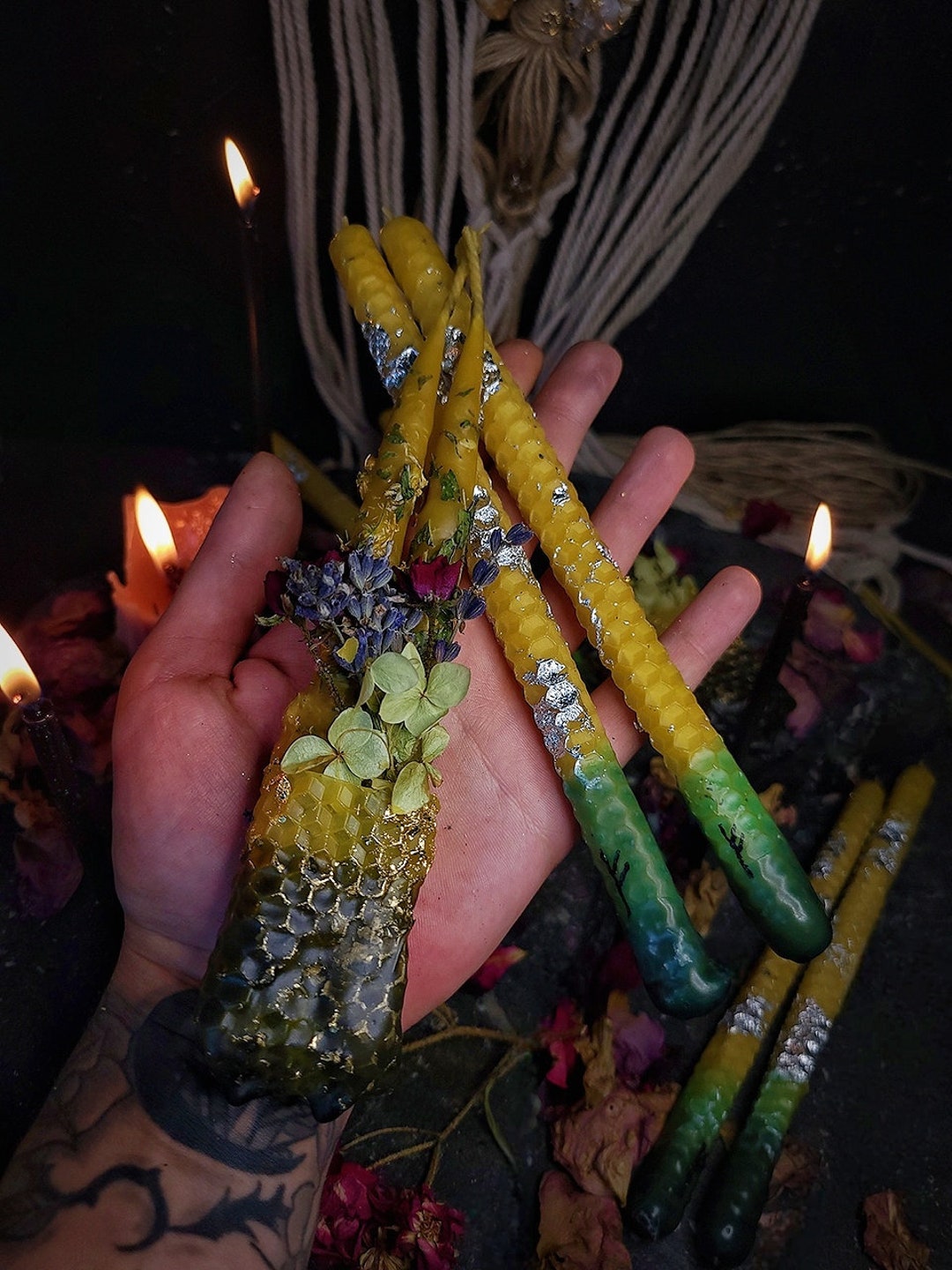 Witch Candles, Beeswax Candles, Altar Candles, Ritual Candles,witch ...