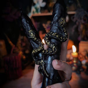 Snake Candles, Ritual Candles, Witch Candles, Witch Altar,pagan Candles ...