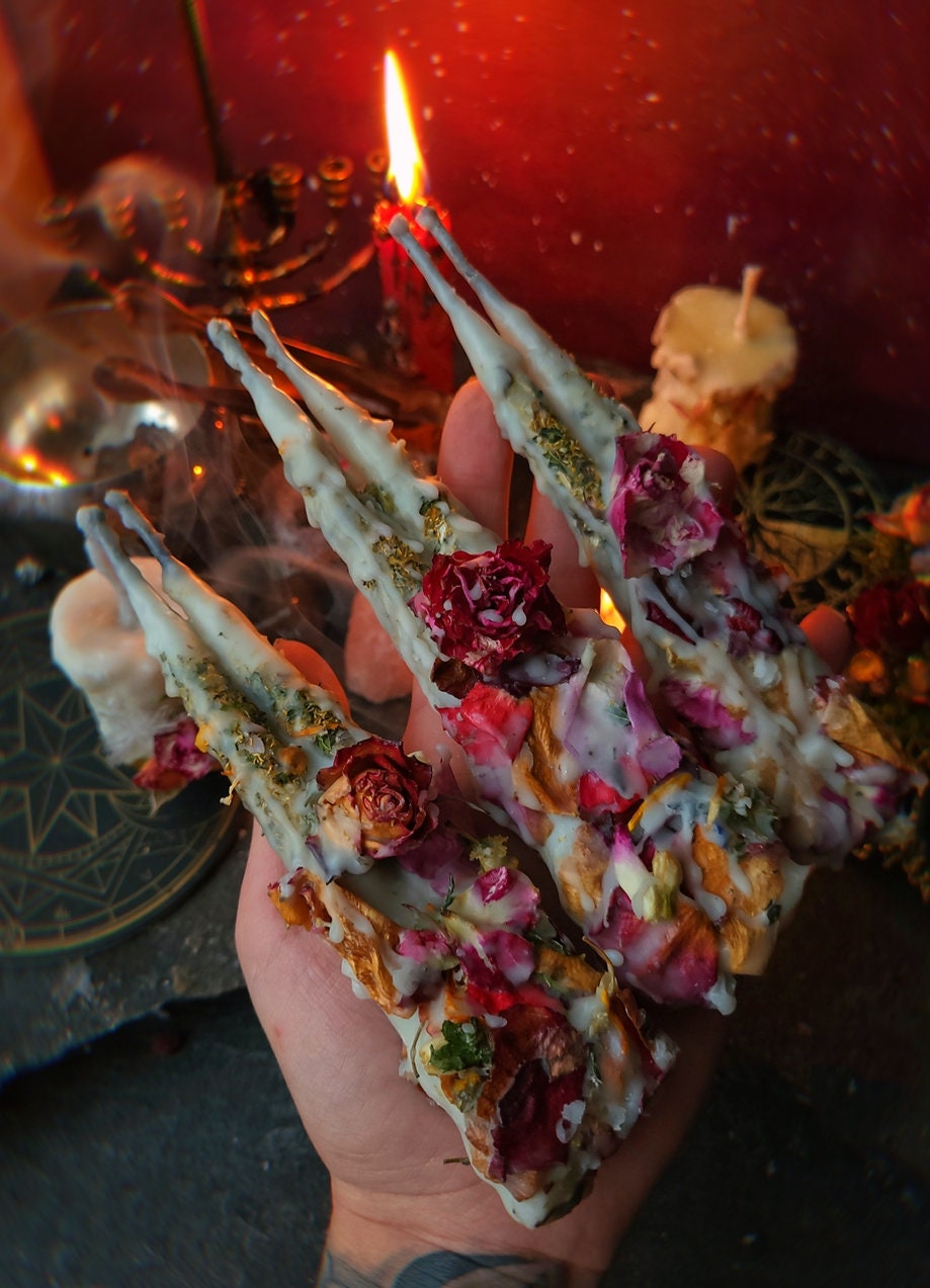 White Witch Candle - Etsy