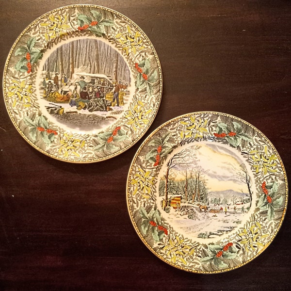 Currier and Ives Plates - Etsy