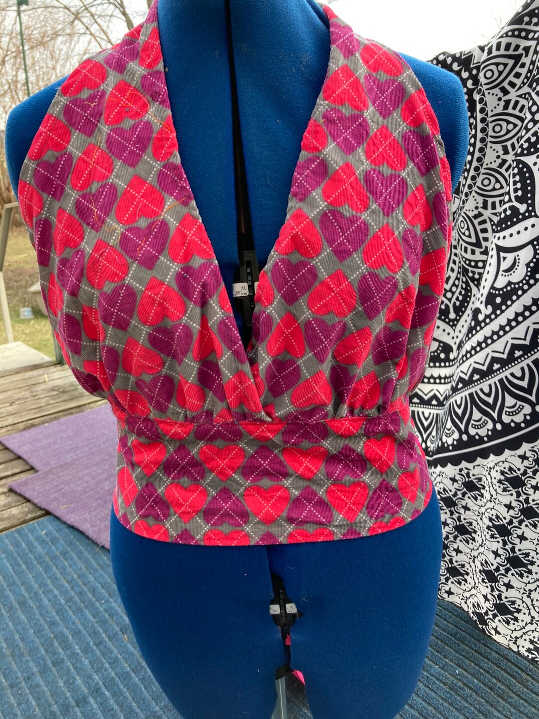 Queen of My Pink Hearts Top - Etsy