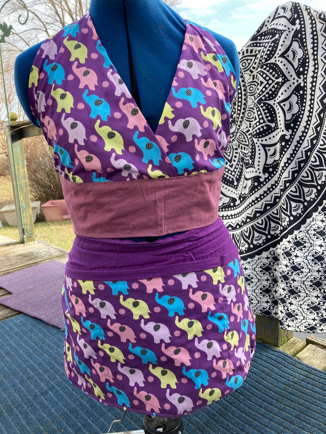 Elephant Top and Apron - Etsy