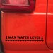 Max Water Level Vinyl Decal - Etsy
