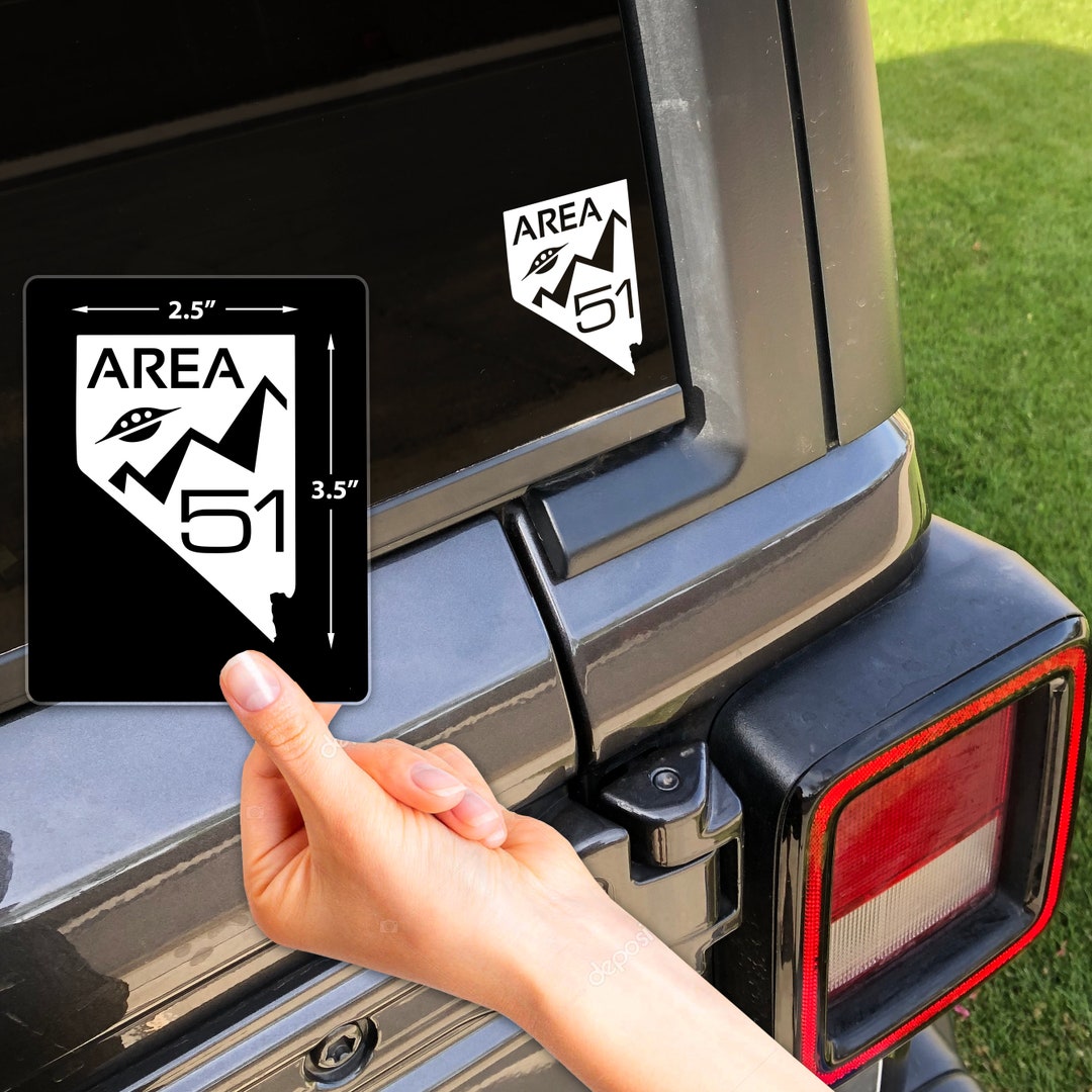 Area 51 UFO Vinyl Decal Sticker for 4x4 and Adventure Vehicles - Etsy