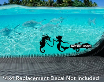 Jeep Mermaid Decal - Etsy