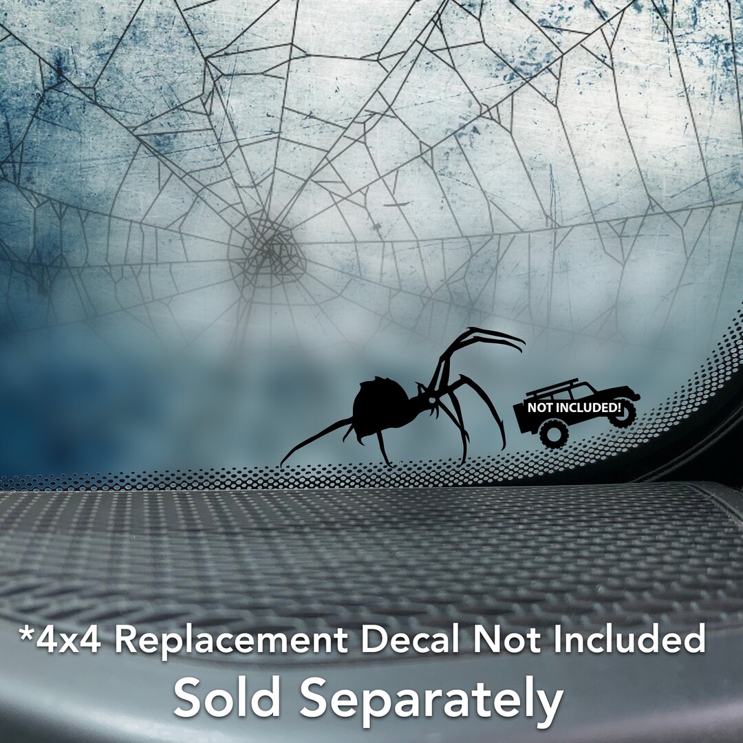 Black Widow Spider Vinyl Decal for 4x4 Off-road and Car Windshields - Etsy