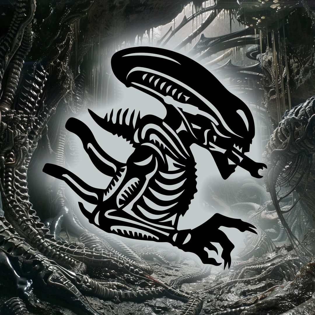 Alien Xenomorph Warrior Vinyl Decal - Etsy